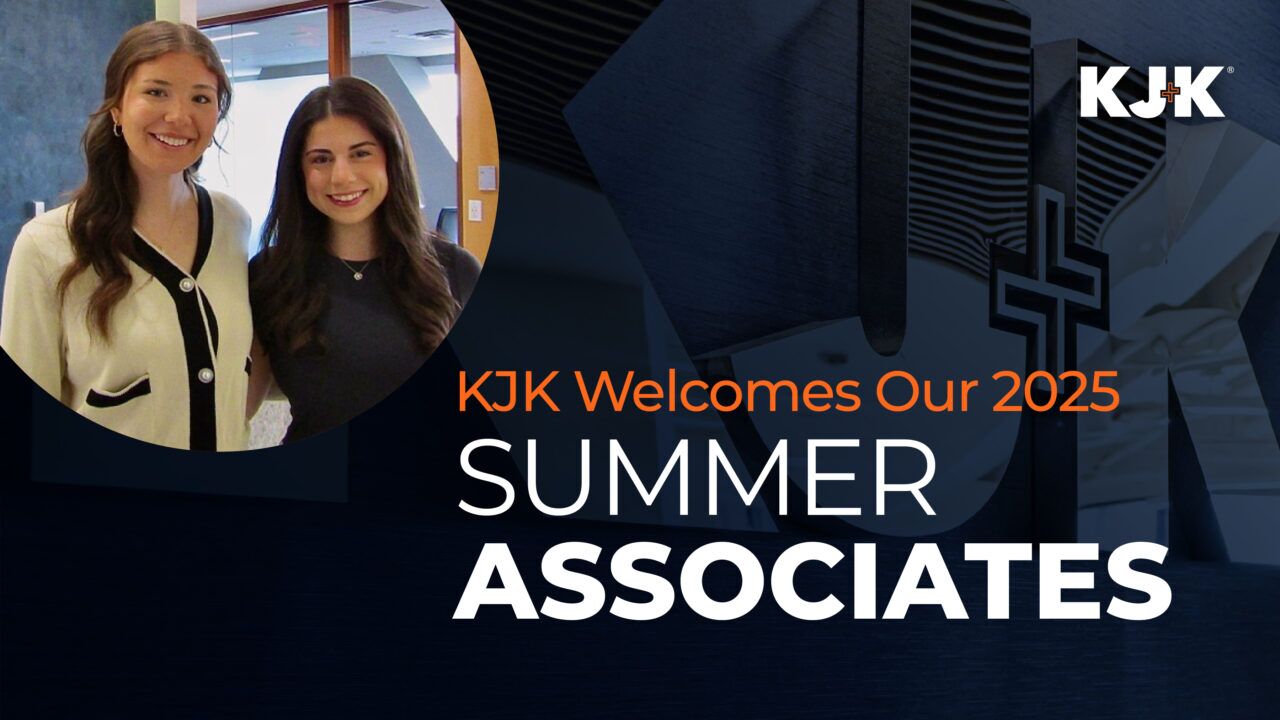 KJK Welcomes 2025 Summer Associates - KJK | Kohrman Jackson Krantz