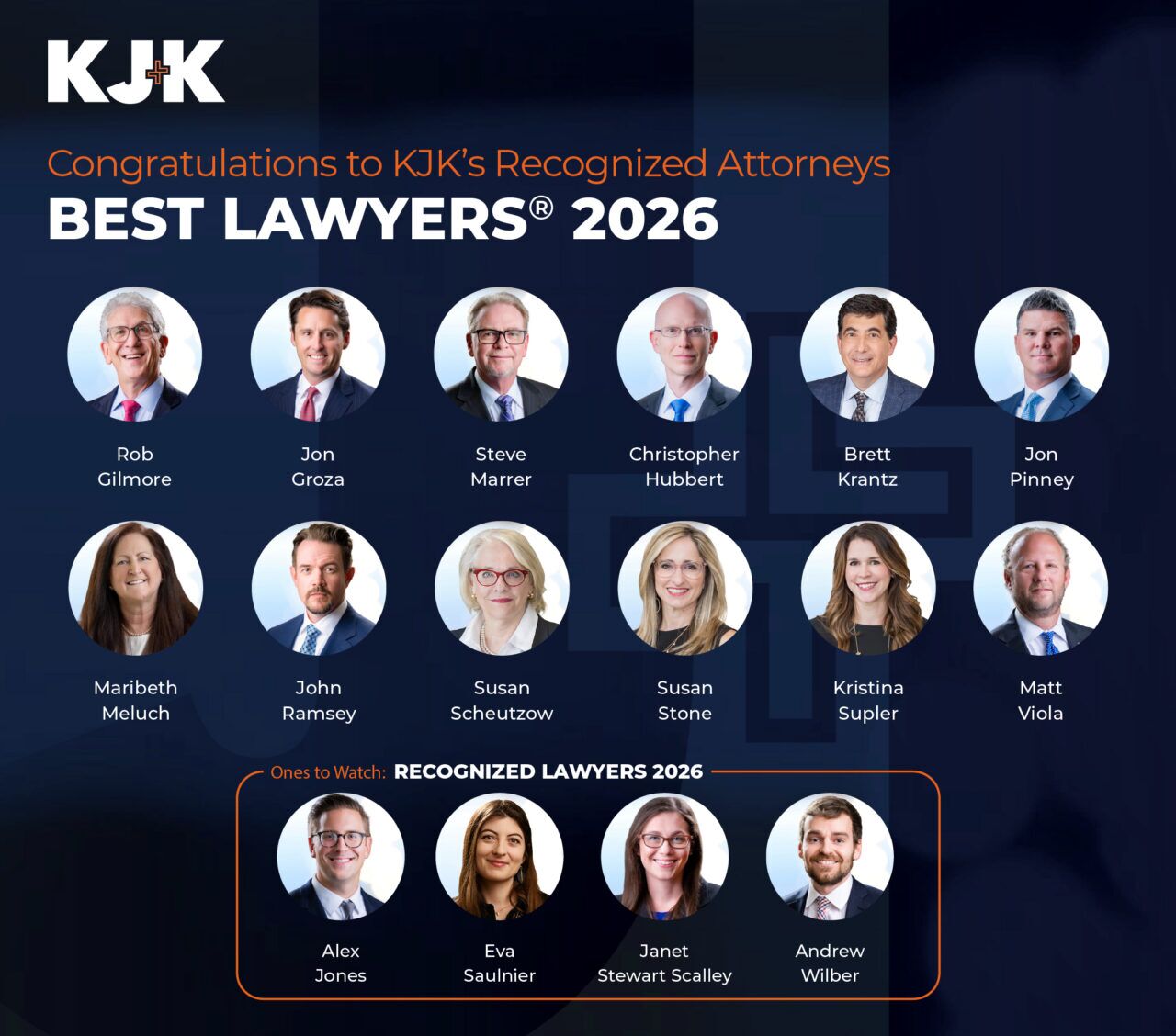 16 KJK Attorneys Honored as 2026 Best Lawyers®, Ones to Watch and ...