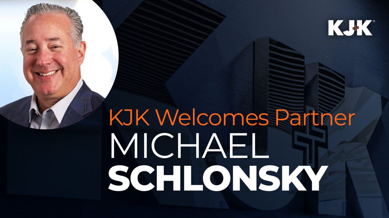 KJK Welcomes Michael Schlonsky as Partner in Columbus Office - KJK ...